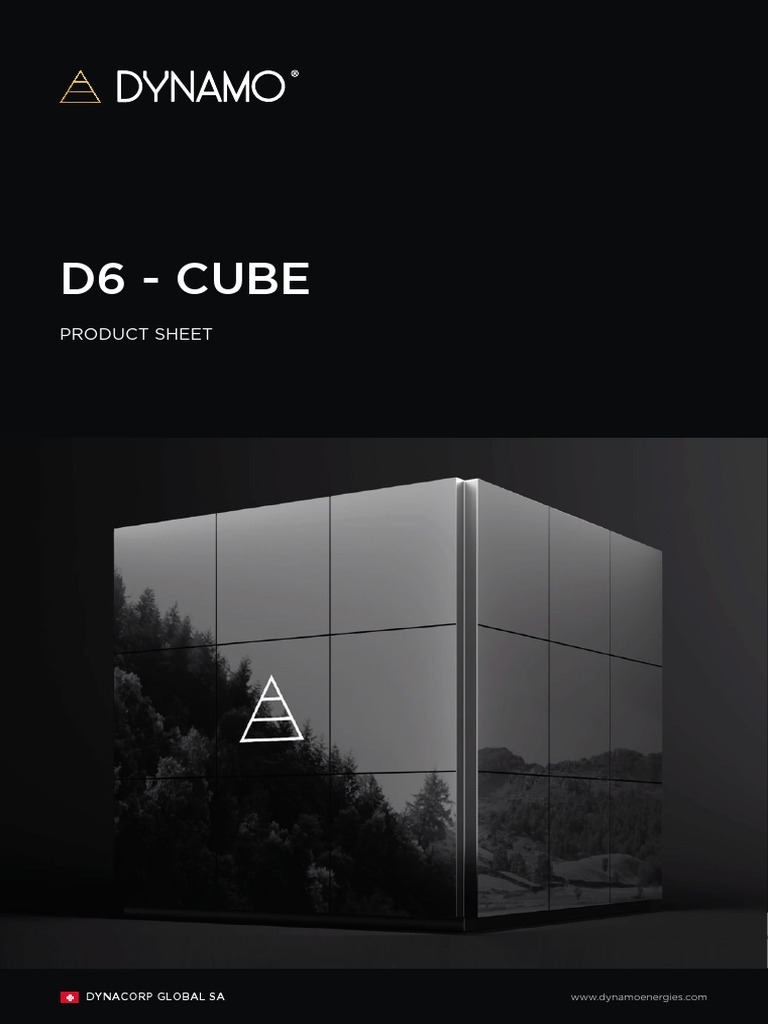 D6 - Cube: Product Sheet | PDF | Solar Panel | Photovoltaics