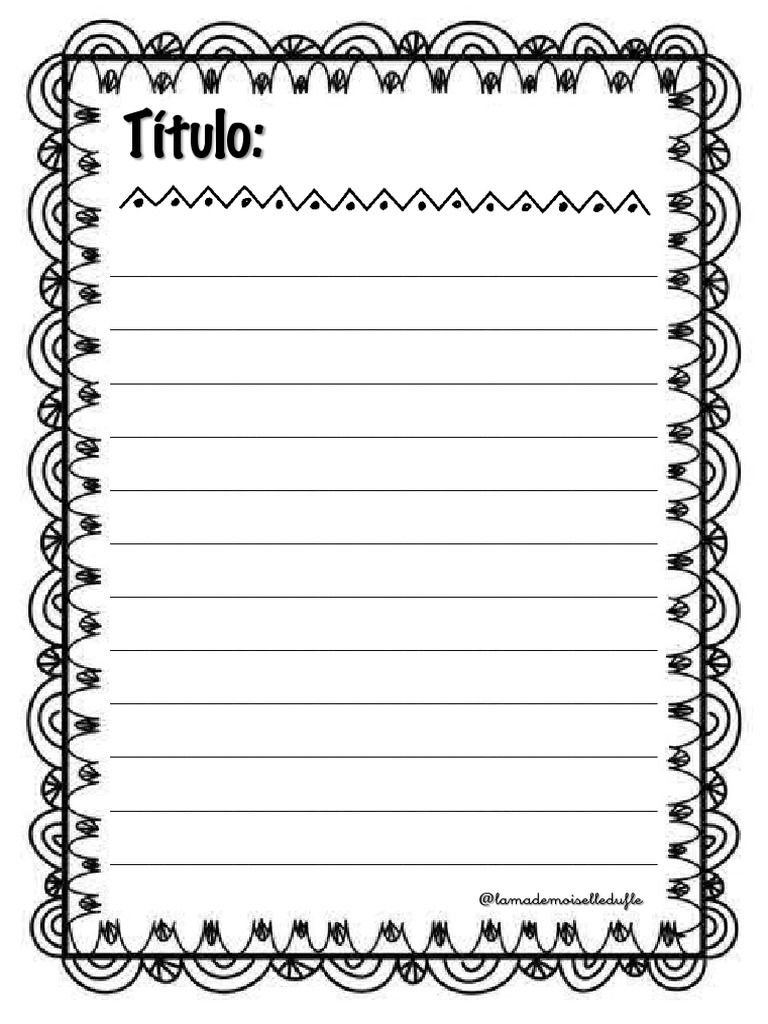 Plantilla para Escribir Cuentos Infantiles | PDF