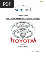 The 14 Principles of The Toyota Way | PDF | Lean Manufacturing ...