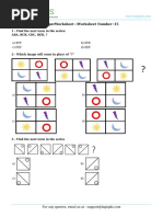 Logiqids Worksheets - Senior KG | PDF