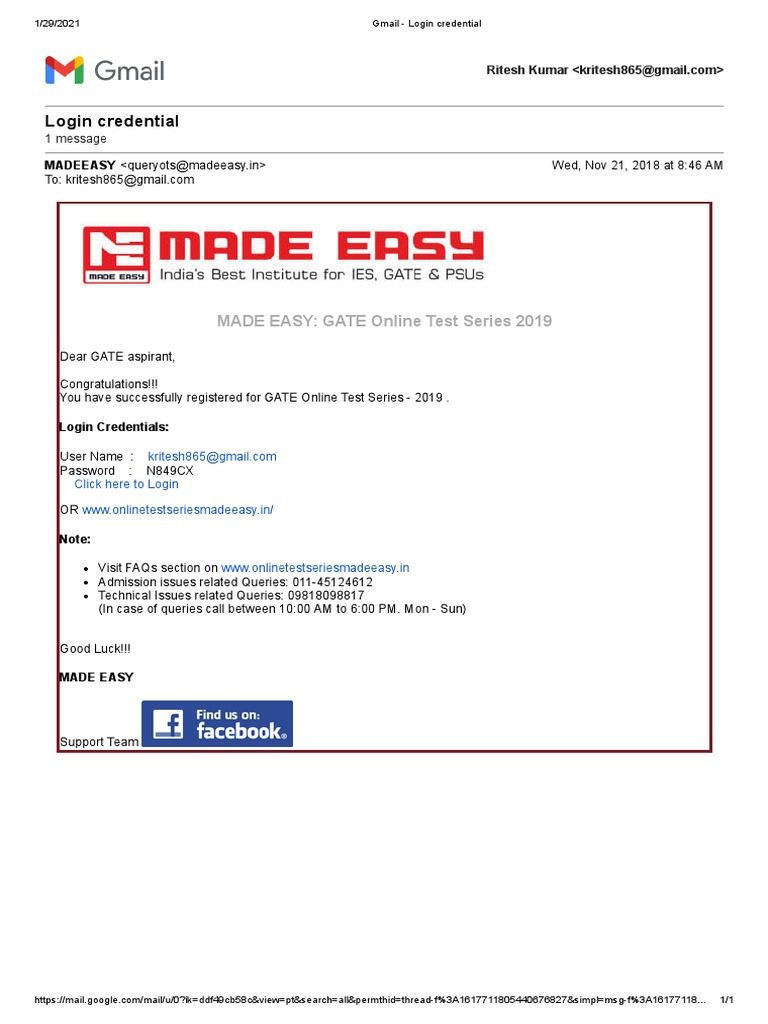 Made Easy Login | PDF | Computers