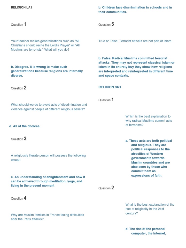 Understanding Religion and Cultural Studies | PDF | Jews | Religious ...