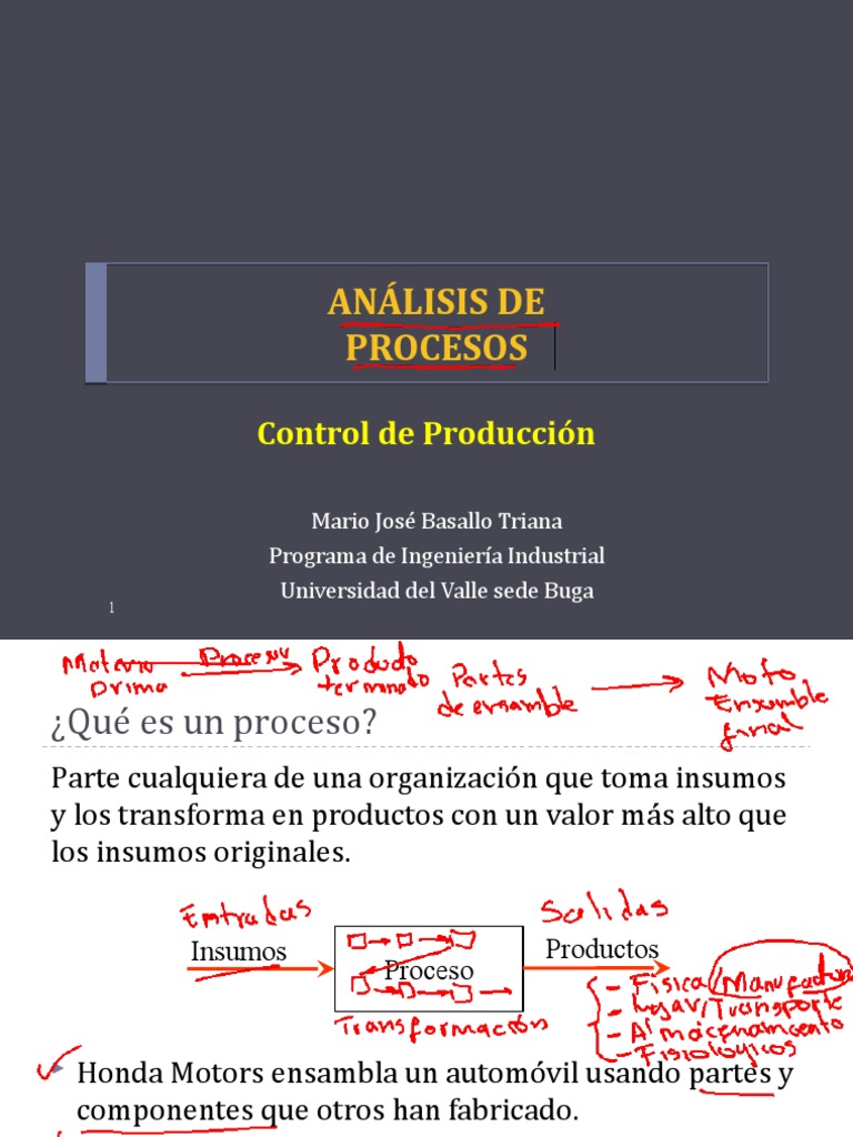 5 2 Analisis De Procesos Pdf Inventario Business