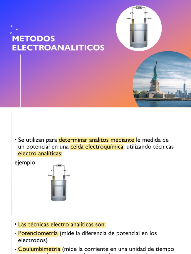 Metodos Electroanaliticos | PDF | Química analítica | Electroquímica