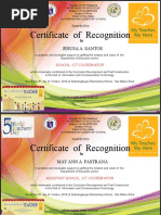 Certificate of Recognition For Feeding Program | PDF