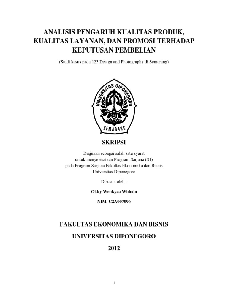 Contoh Skripsi | PDF