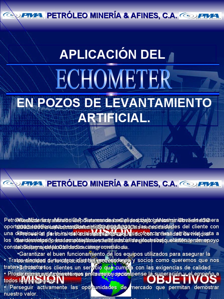 Presentación Echometer | PDF | Presión | Calidad (comercial)
