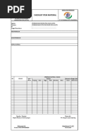 Form Contoh Pengajuan Material Project | PDF