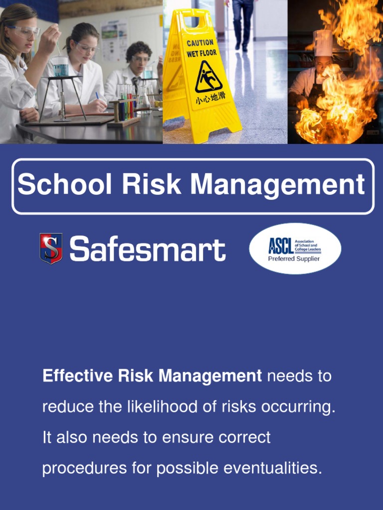 School Risk Management - Safesmart | PDF | Occupational Safety And ...