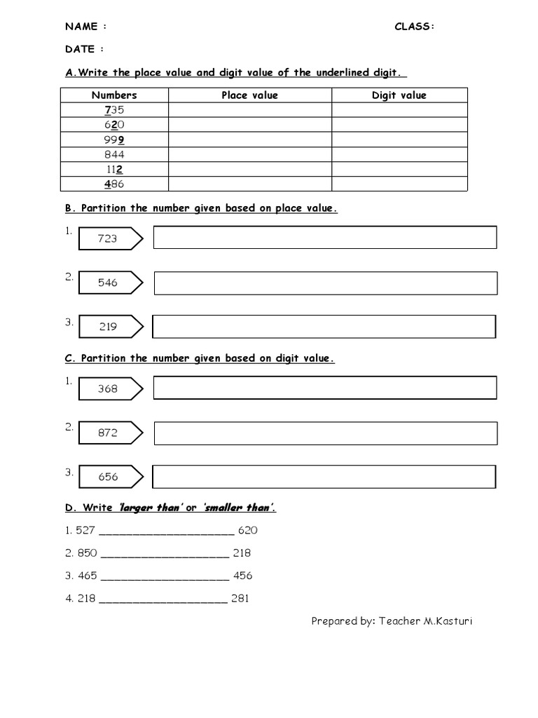 Maths Y2 Exercise (26.1.21) | PDF