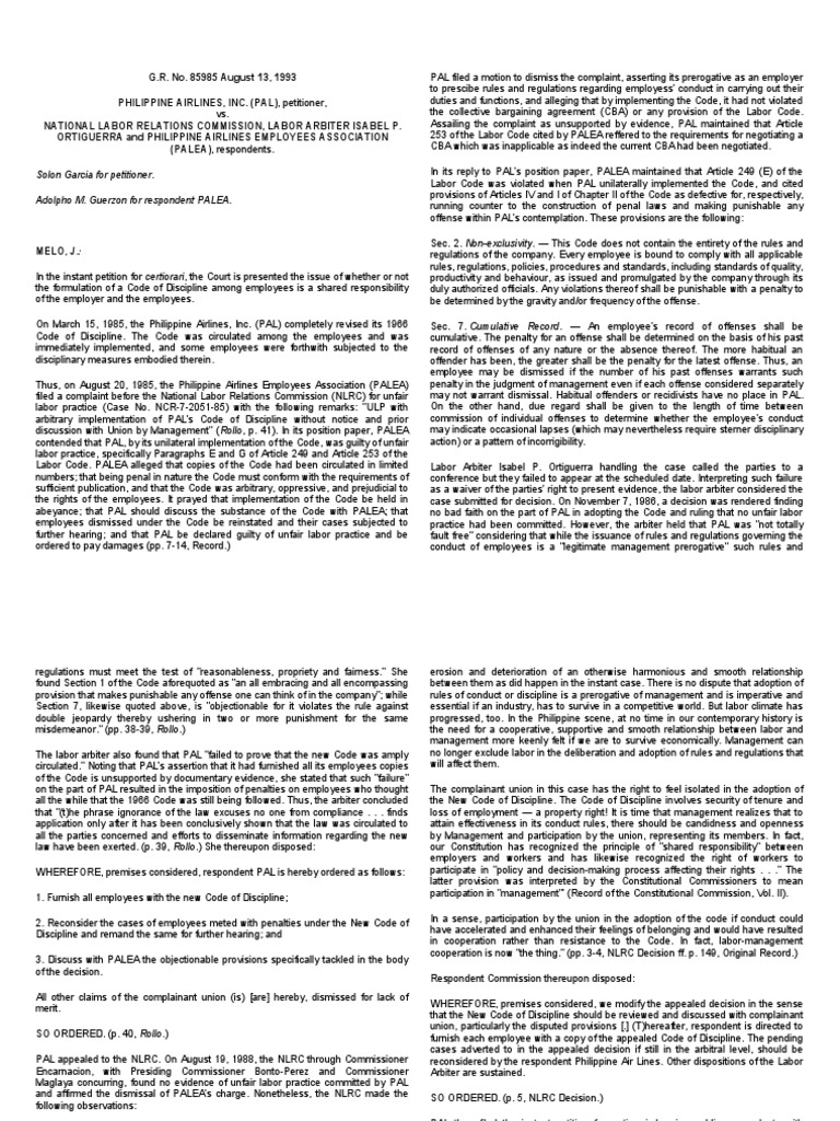 Labor 2 First Set of Cases | PDF | Jurisdiction | Labour Law