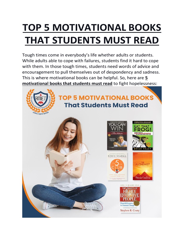 Top 5 Motivational Books That Students Must Read | PDF | Human Nature ...