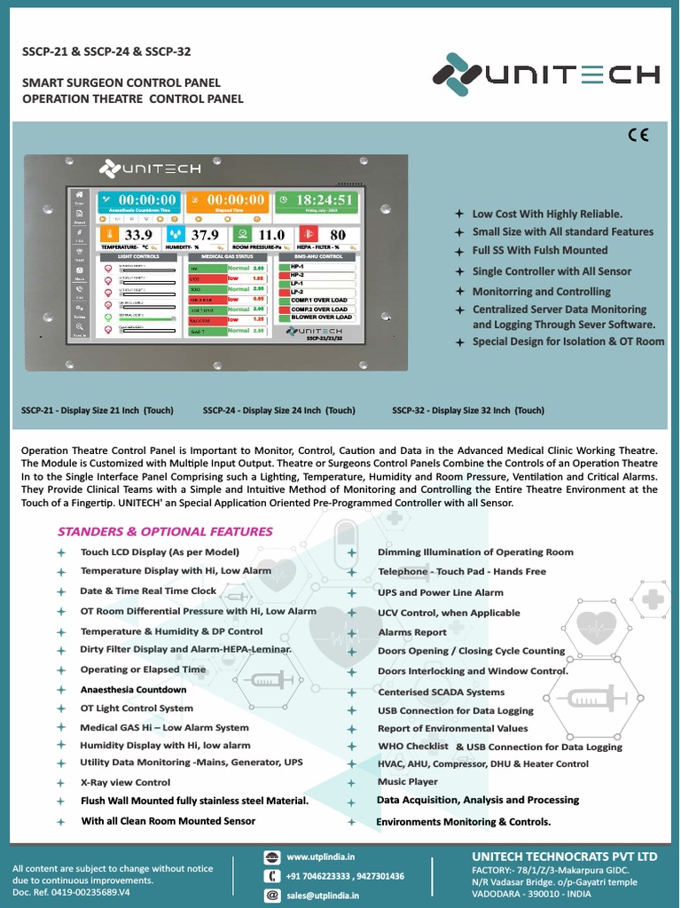 Ot - Smart Surgeon Control Panel | PDF | Equipment | Computer Engineering