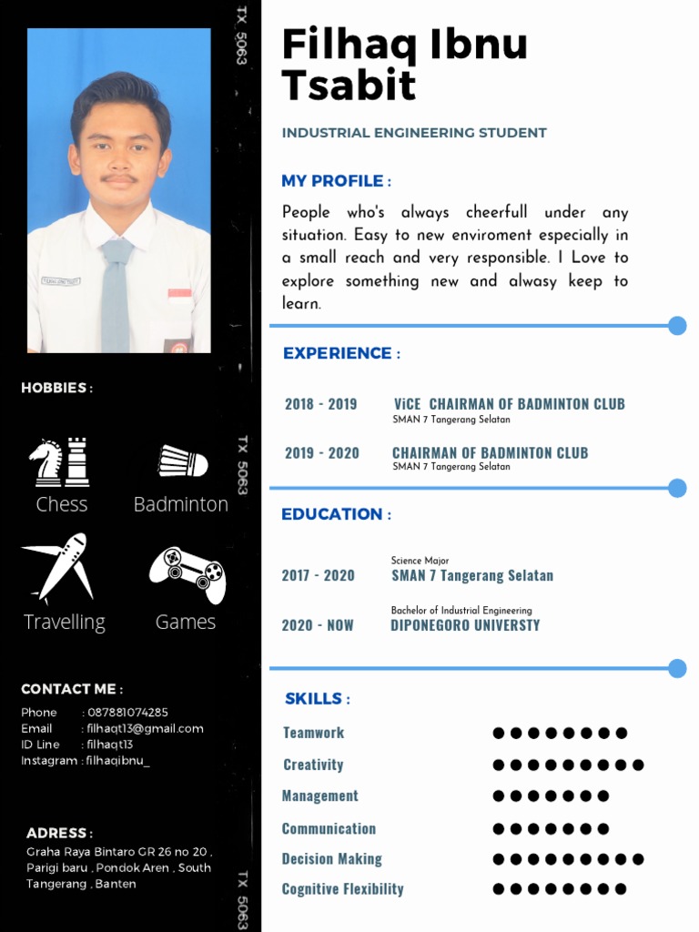 Minimal Multimedia Seniman Resume | PDF