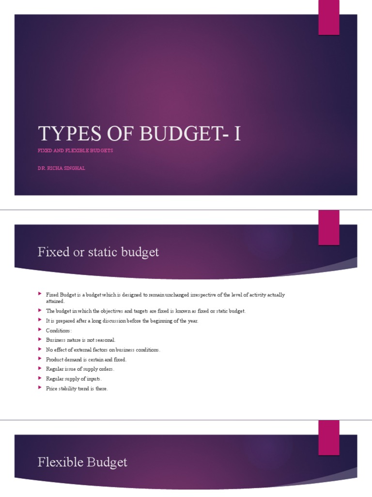 Fixed vs Flexible Budget Overview | PDF | Cost Accounting | Budget