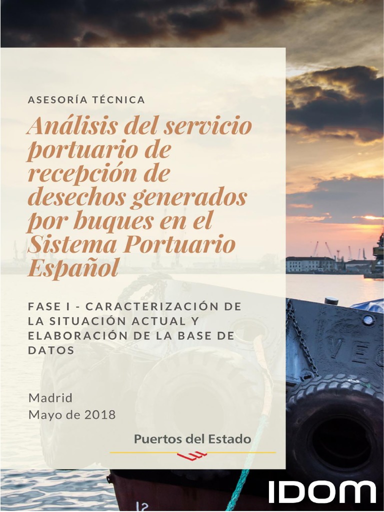 Análisis Servicio MARPOL Puertos Españoles | PDF | Incineración | Residuos