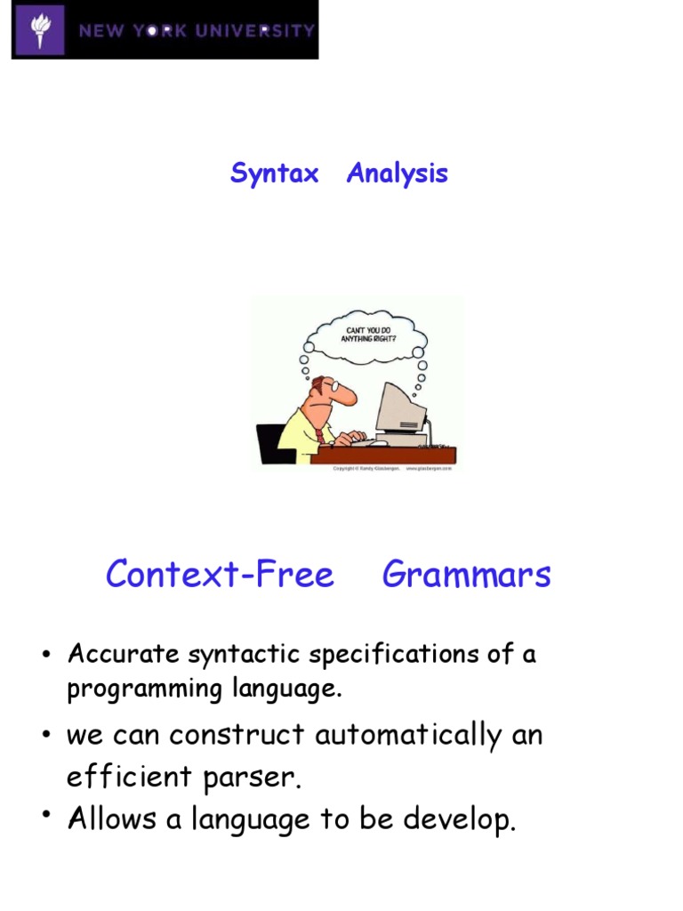 SYNTAX Analyzer | PDF | Parsing | Computer Programming SYNTAX Analyzer | PDF | Parsing | Computer Programming