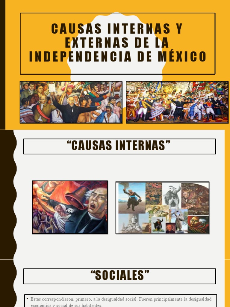 Causas Internas y Externas de La Independencia de | PDF | Gobierno | Agitación