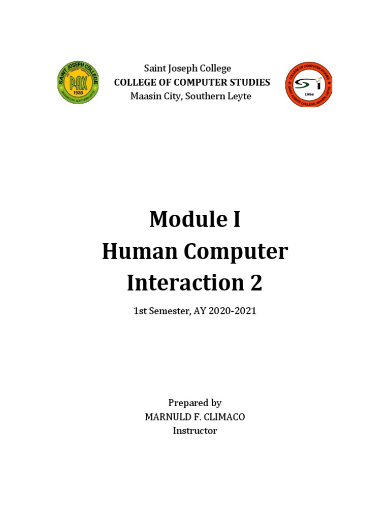 Module Hci 2 | PDF | Usability | Emotions