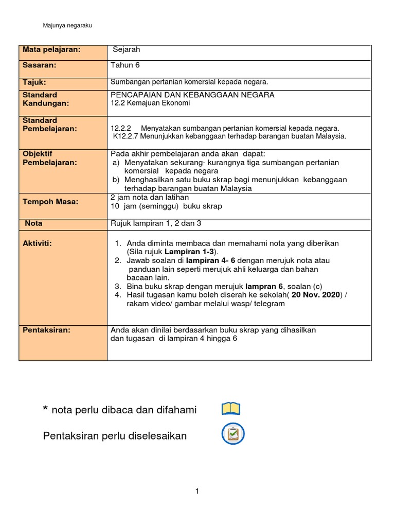 Contoh RPH PDPR | PDF