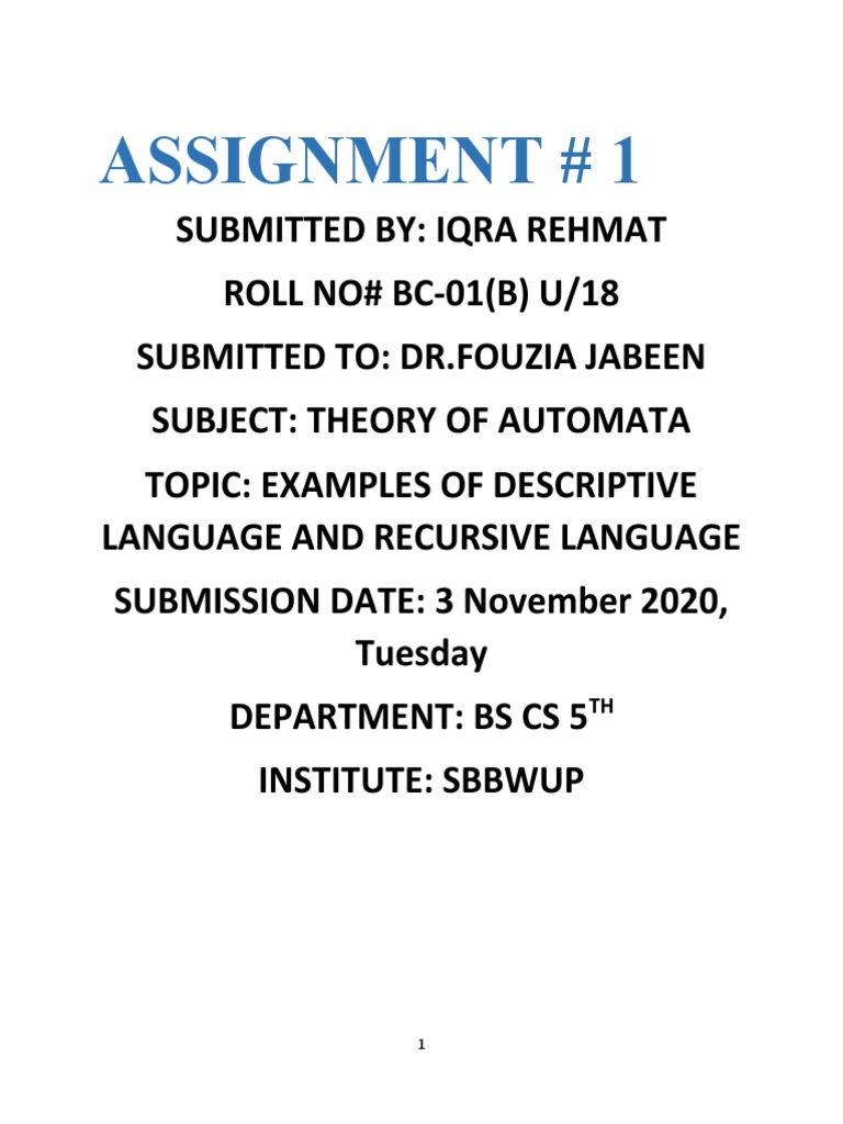 Descriptive and Recursive Language | PDF | Computer Programming | Computer Science