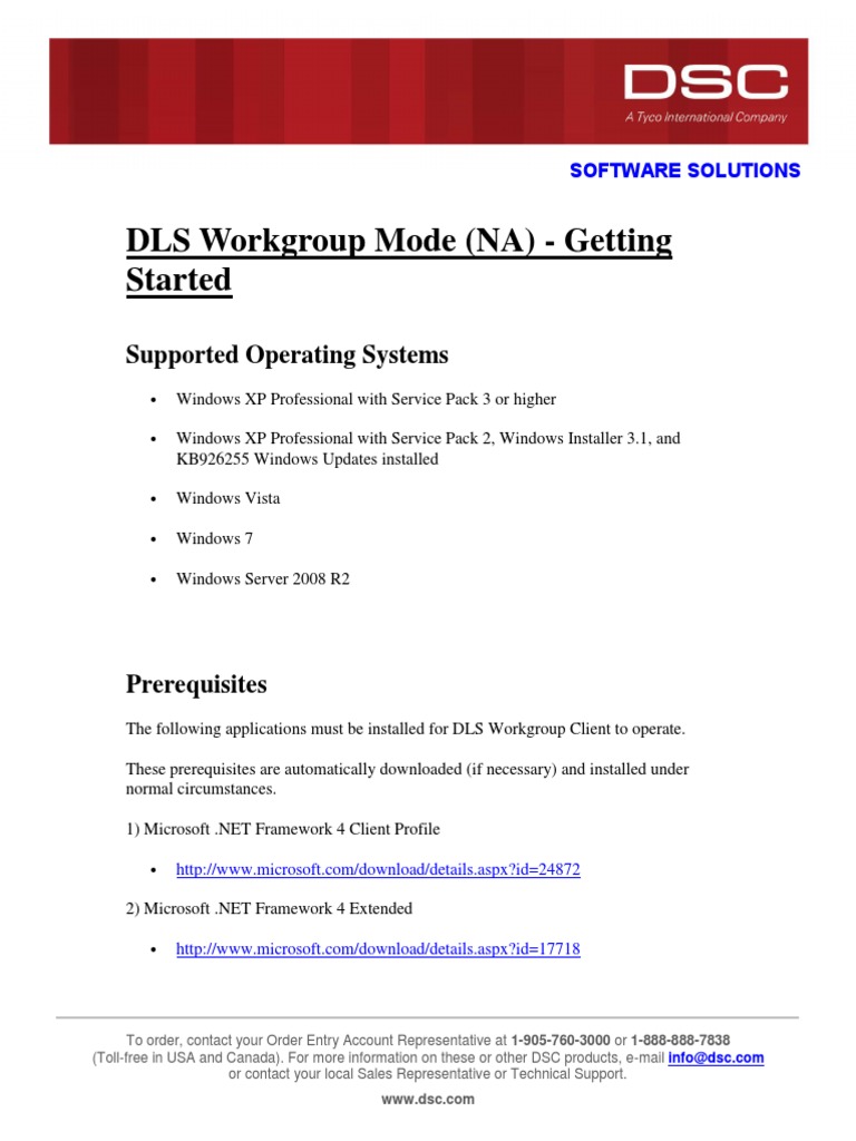 DLS 5 Software Installation Guide | PDF | Microsoft Windows ...