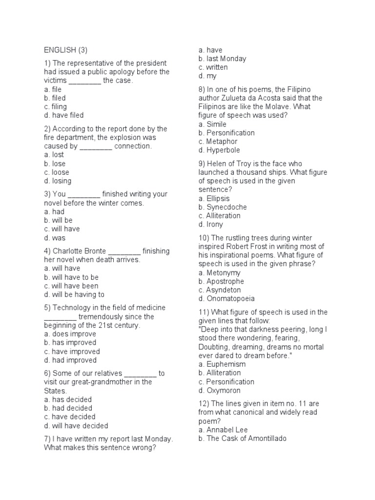 ENGLISH | PDF | Poetry