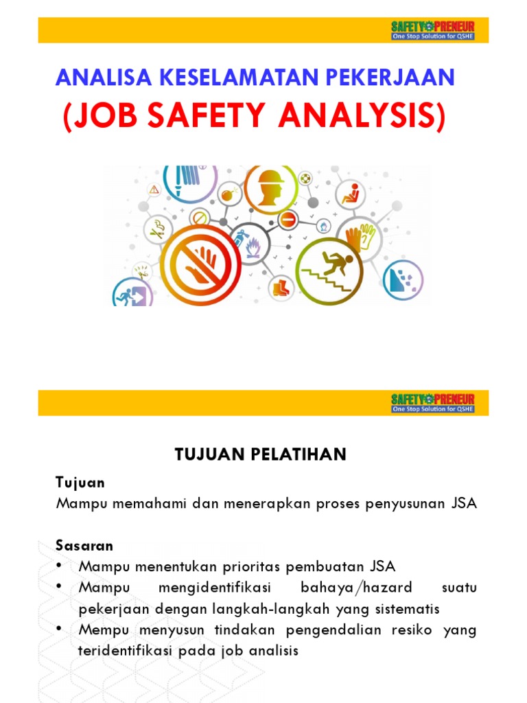 Panduan Pembuatan Job Safety Analysis | PDF | Karier & Perkembangan ...