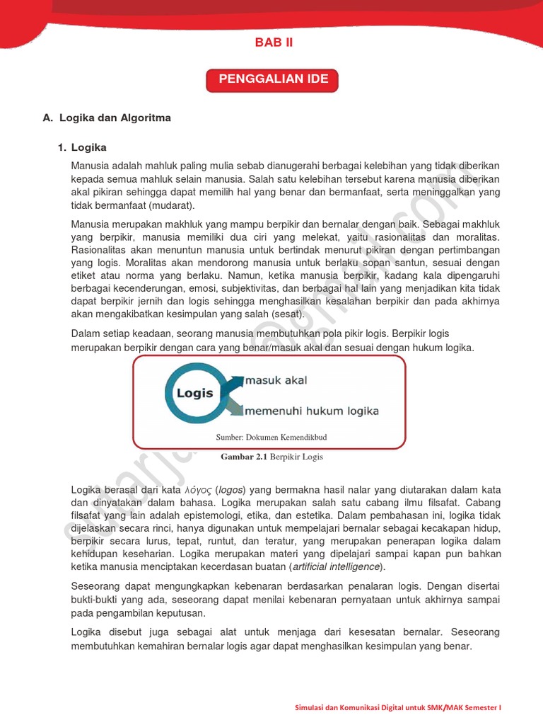 Logika dan Algoritma untuk SMK/MAK | PDF | Komputer