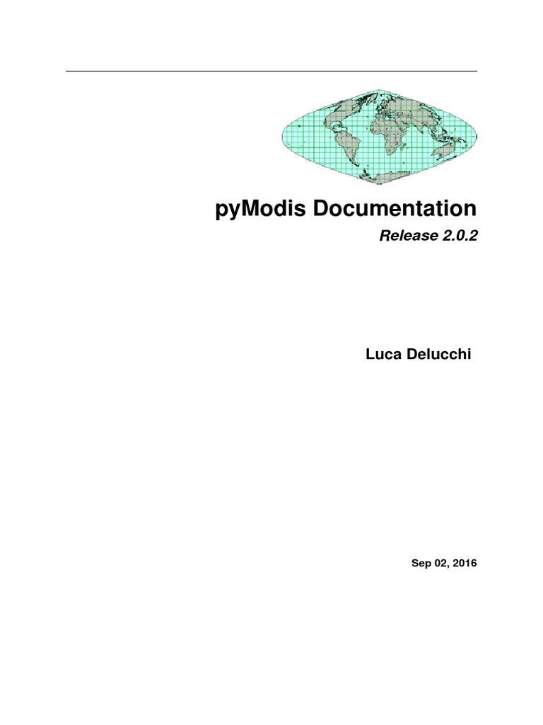 pyModis Documentation - A Guide to the pyModis Python Library | PDF | File Transfer Protocol ...