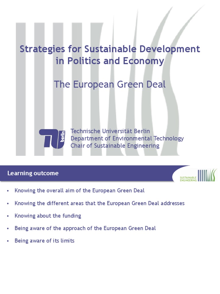 European Green Deal | PDF | Low Carbon Economy | Sustainability