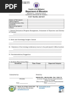 Post Travel Report1 | PDF