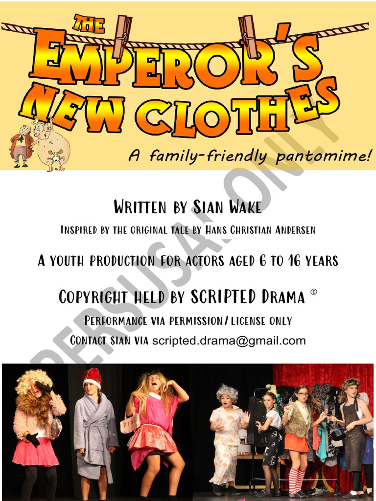 Emperors New Clothes Perusal Script PDF | PDF