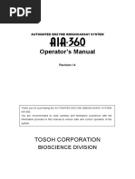 AIA360 Operator's Manual | PDF | Assay | Personal Protective Equipment