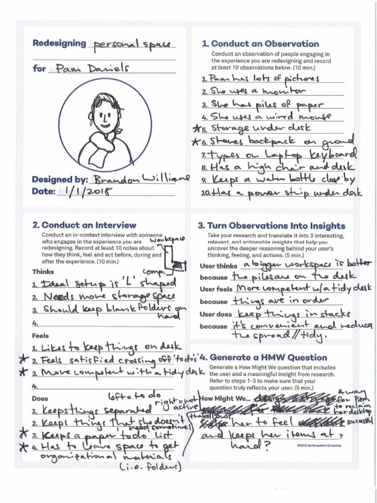 Design Innovation Worksheet Completed | PDF