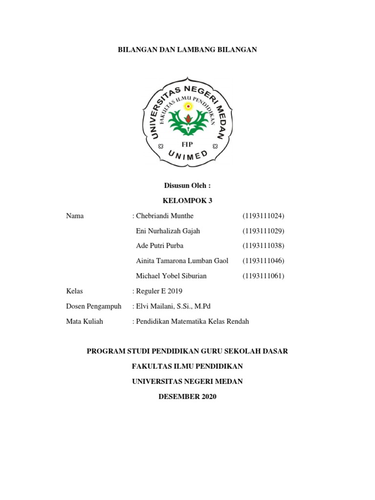 MAKALAH KEL.3 BILANGAN DAN LAMBANG BILANGAN-dikonversi | PDF | Seni