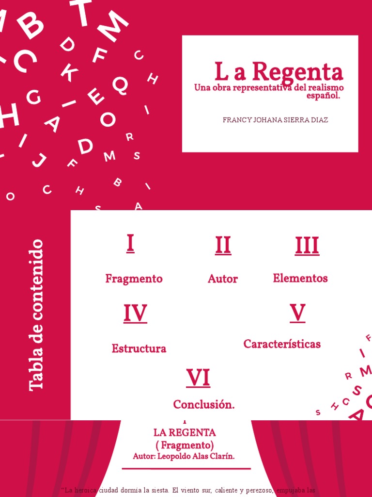 La Regenta. | PDF | Libros para adolescentes | Clásicos