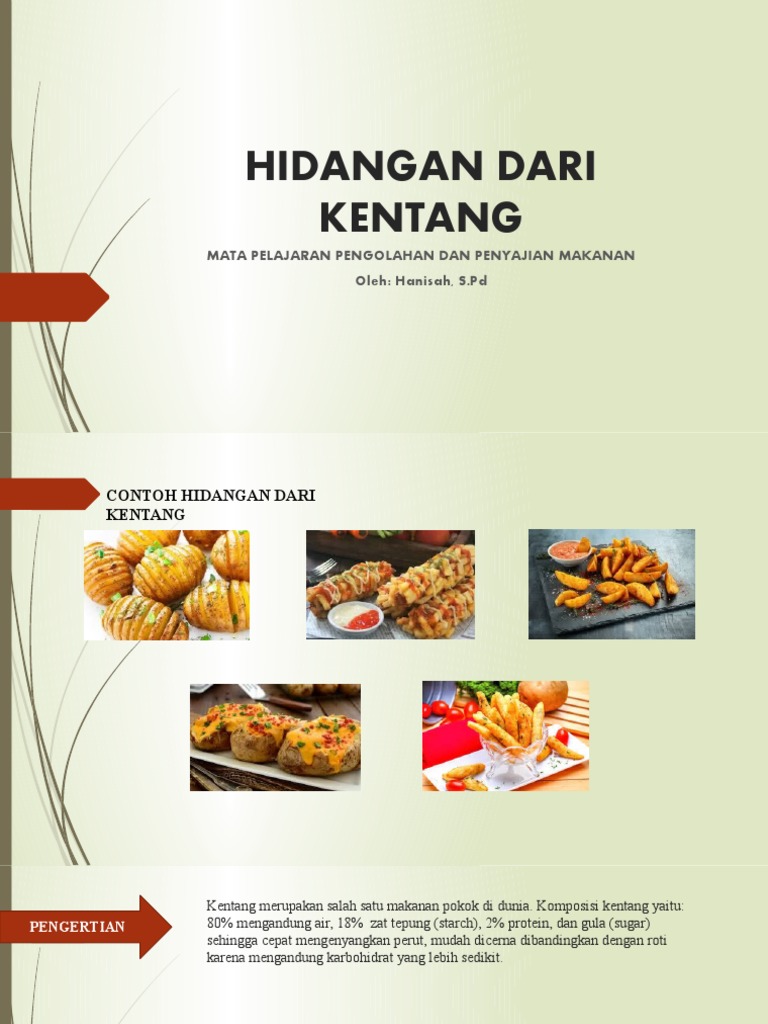 Hidangan Kentang | PDF
