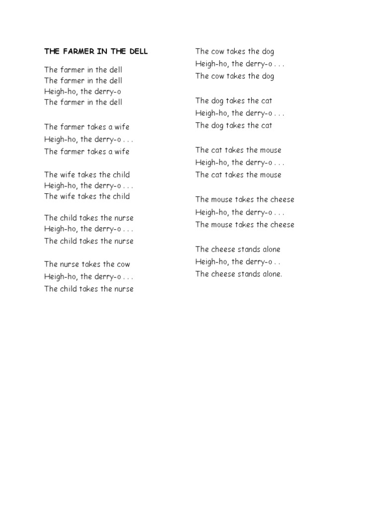 The Farmer in The Dell | PDF