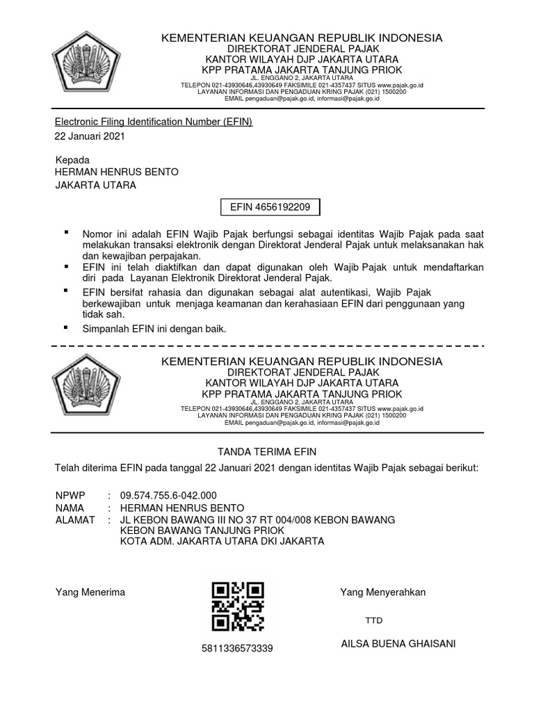 Efin 212500048170 | PDF