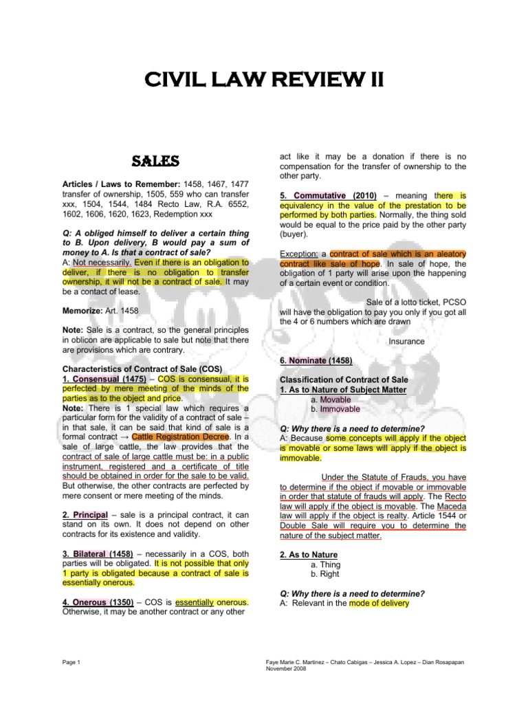 Mickey Mouse Notes | PDF | Offer And Acceptance | Sales