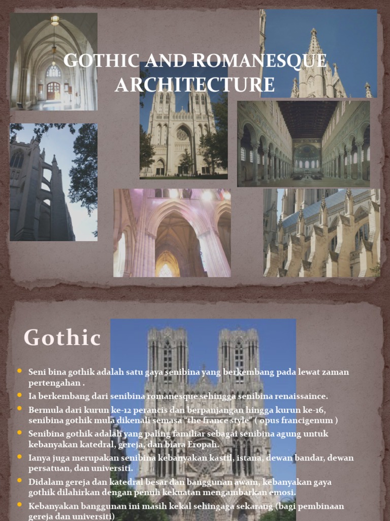 Gothic and Romanesque Architecture | PDF | Ilmu Sosial