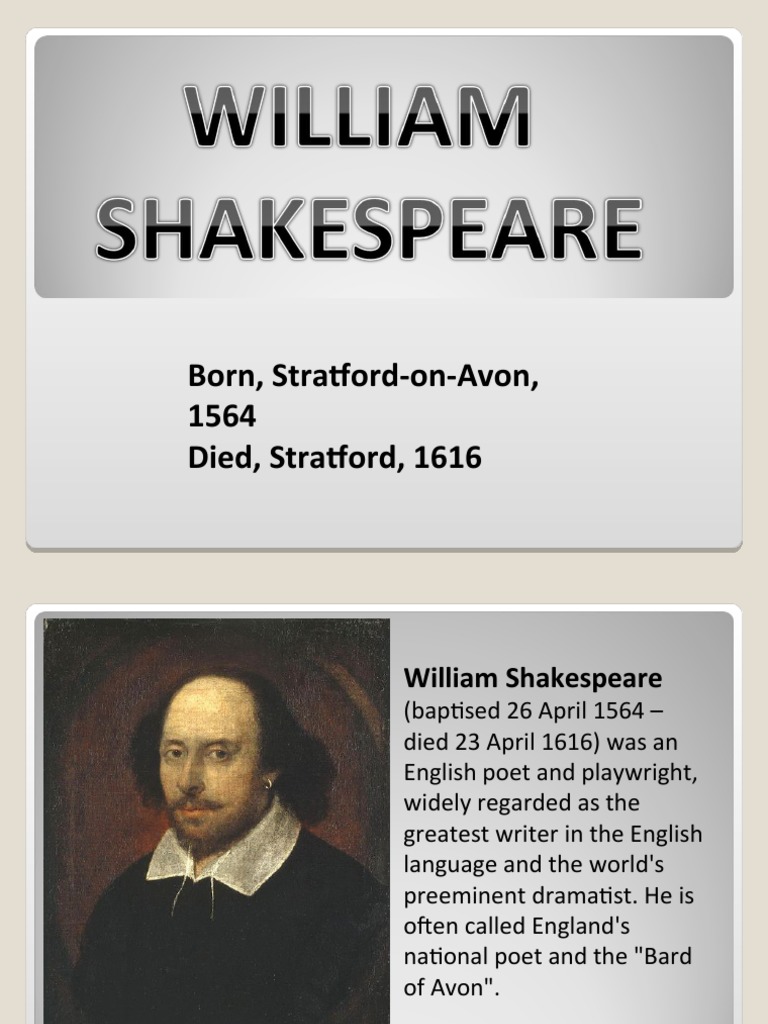 William Shakespeare | PDF | William Shakespeare | Theatre