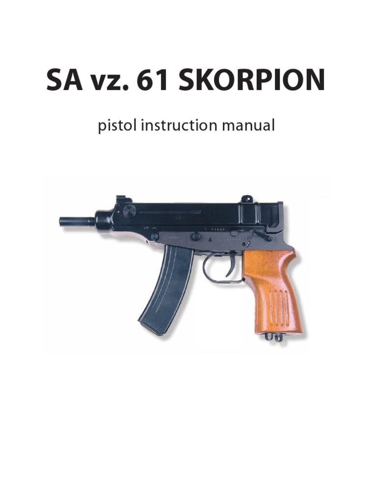 vz-61-manual | Trigger (Firearms) | Gun Barrel