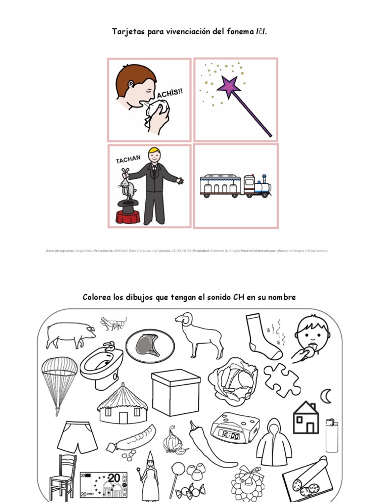 Fonema CH Material Complementario | PDF