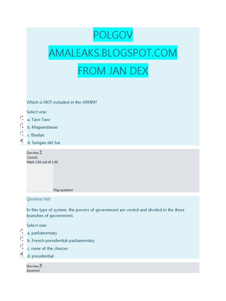 (Amaleaks - Blogspot.com) Polgov | PDF | United States Congress ...