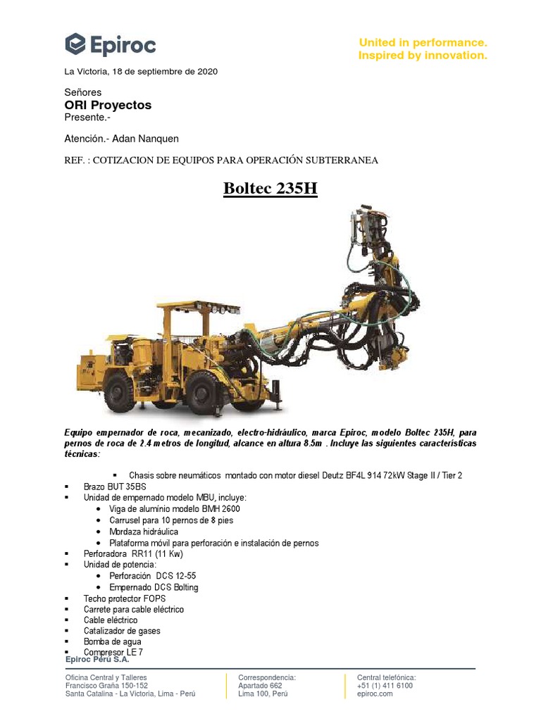 Empernador Boltec 235 | PDF | Naturaleza