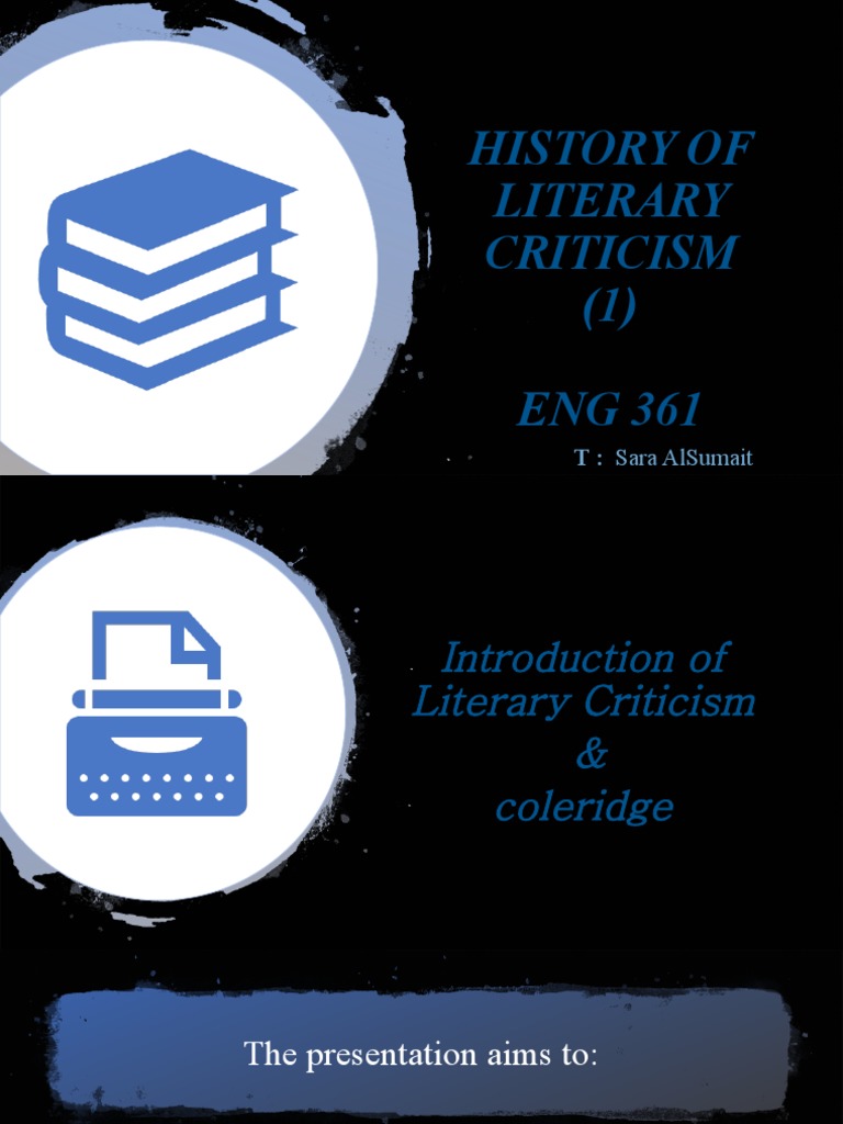 History of Literary Criticism | PDF | Samuel Taylor Coleridge | Criticism