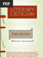 A Historical Survey of Literary Criticism | PDF | Literary Criticism ...