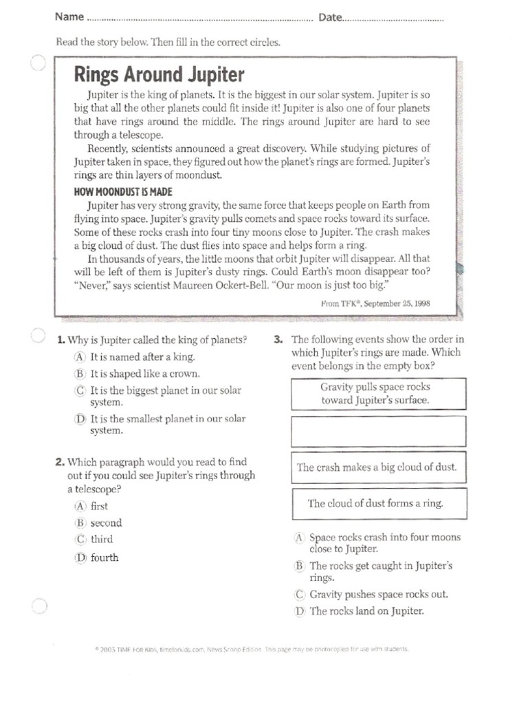 Reading Comprehension Passages | PDF
